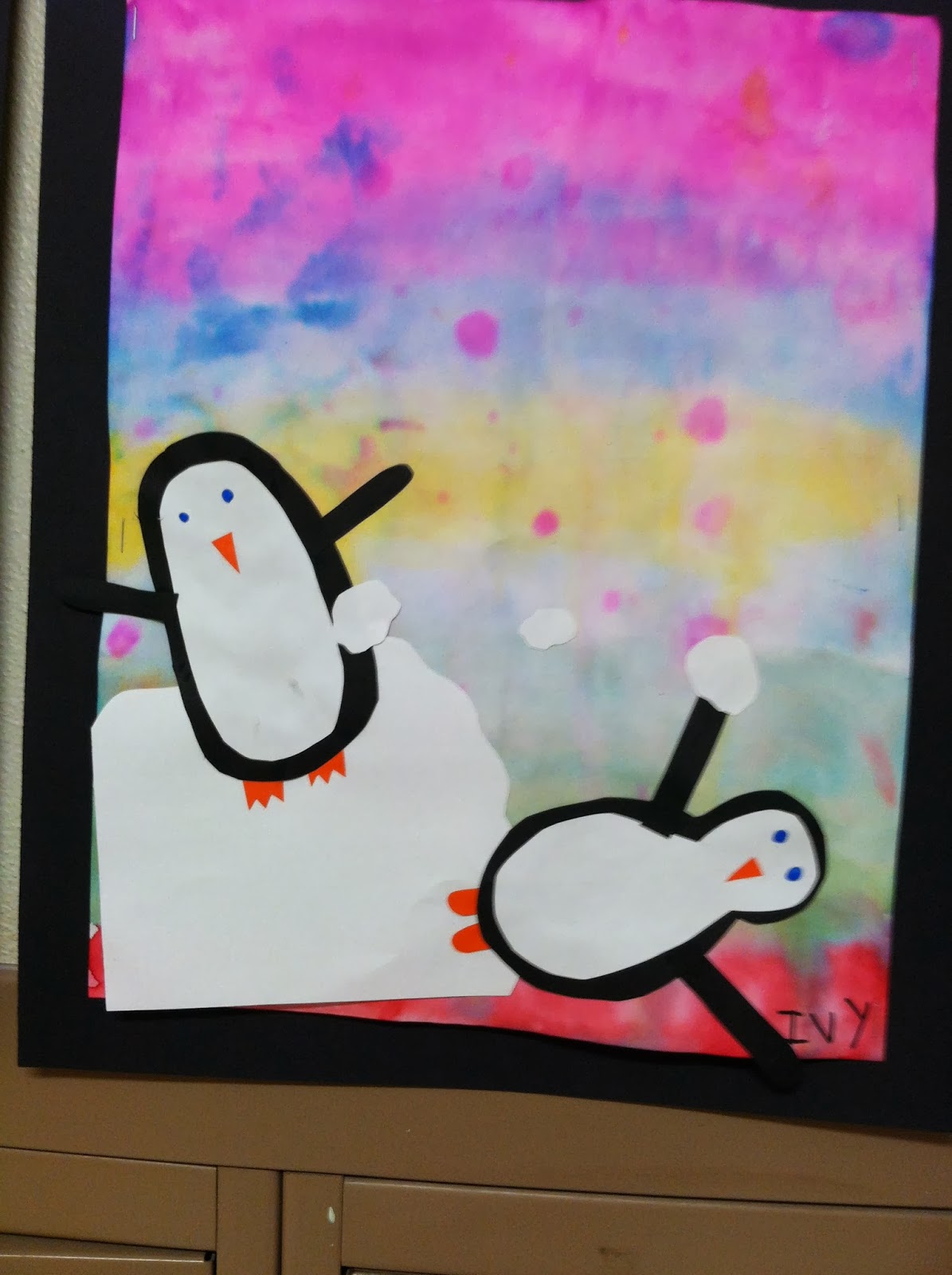 Tart--Teaching Art with Attitude: Penguins in the Northern Lights